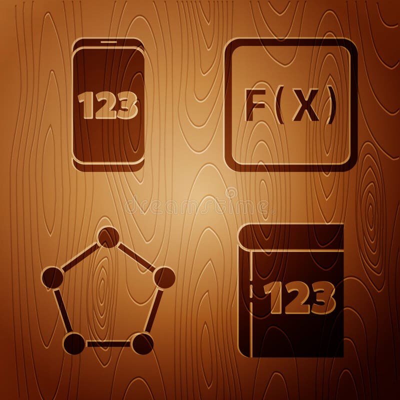 Set Book with Word Mathematics, Mobile Calculator Interface, Geometric ...