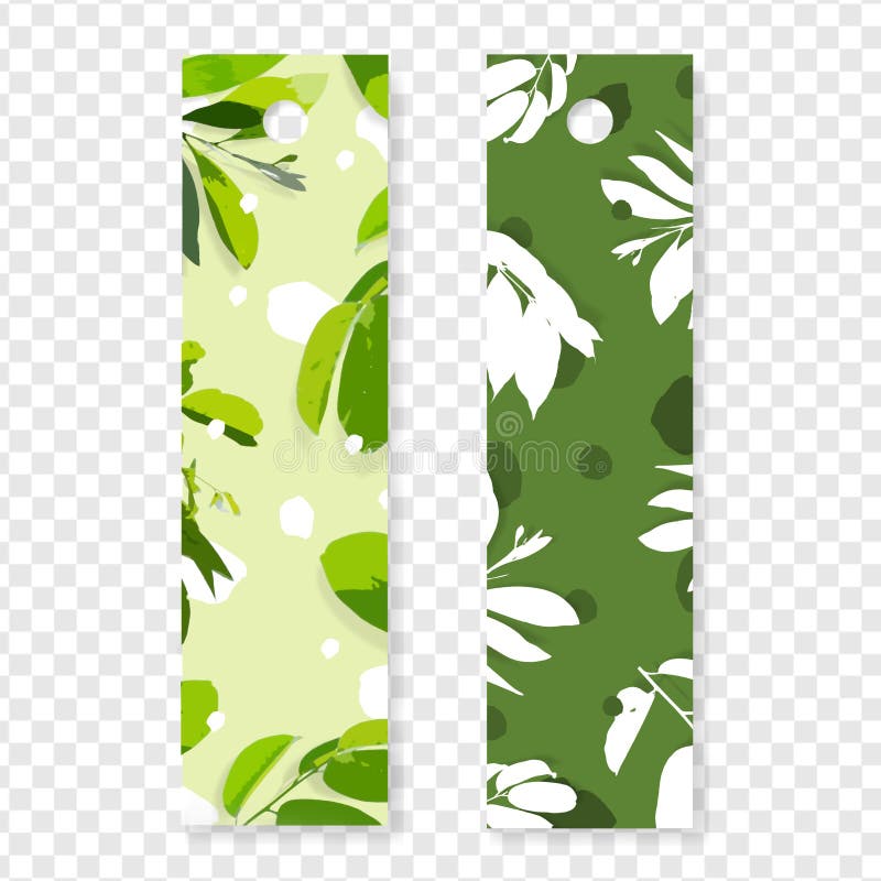 Set of Bookmark Design Illustration Stock Illustration - Illustration ...