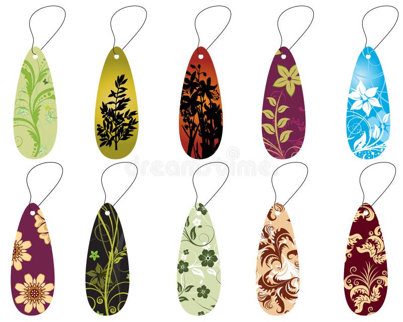 Bookmarks set stock vector. Illustration of designs, computer - 8036903