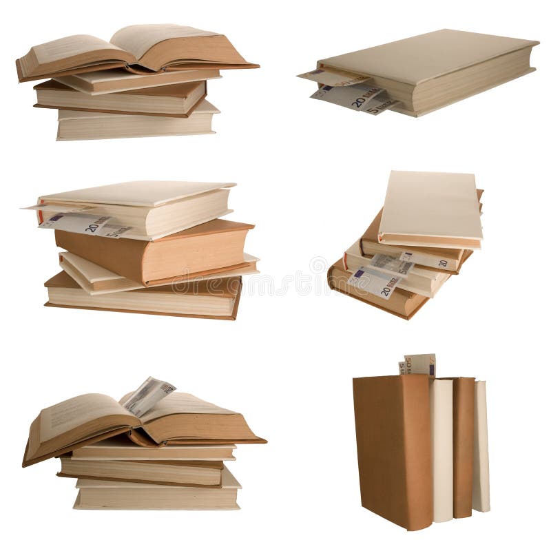 Set of books stock image. Image of library, close, isolated - 11010105