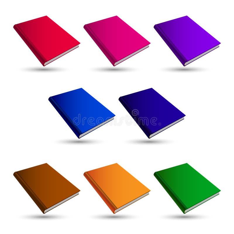 Set books stock vector. Illustration of info, dictionary - 41091185