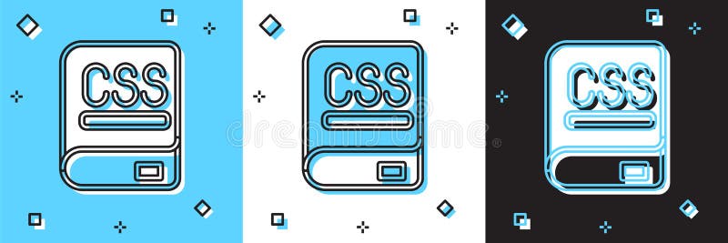 Html Css Icon Black White Stock Illustrations – 383 Html Css Icon Black ...
