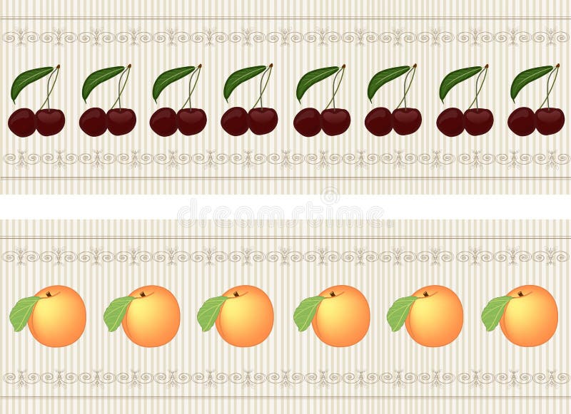 Set border, vector stock illustration. Illustration of illustrated ...