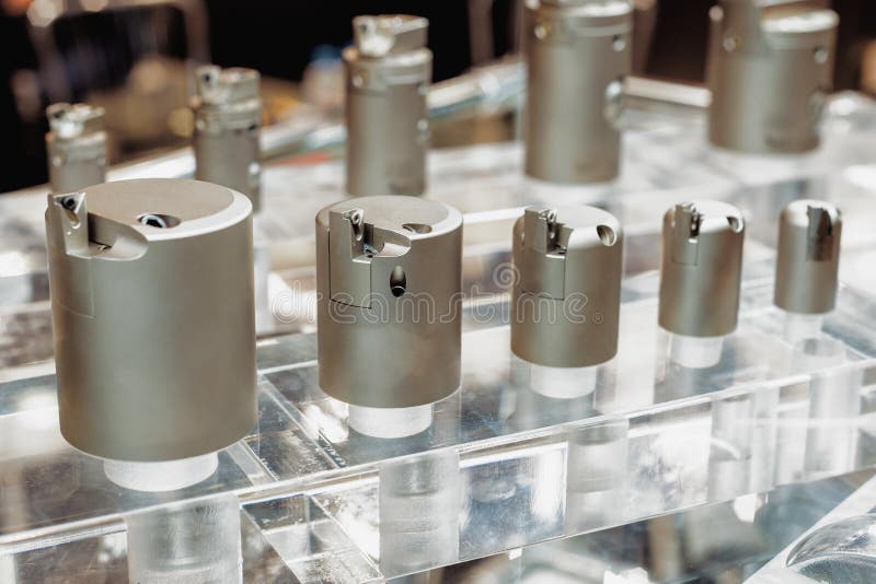 Set of Boring Heads for Modern CNC Machine Tools Stock Image - Image of ...