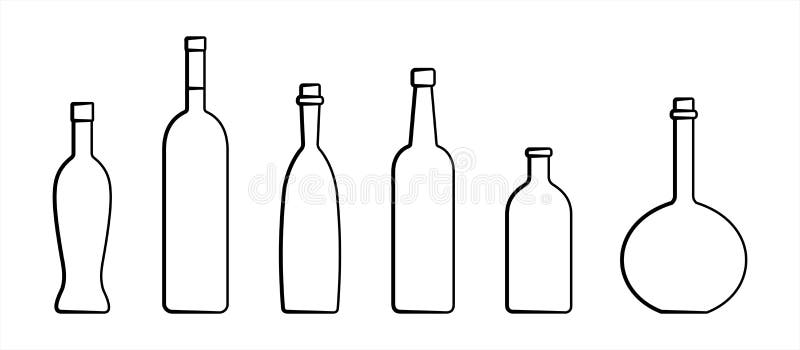 Bottles Shapes Stock Illustrations – 1,593 Bottles Shapes Stock ...