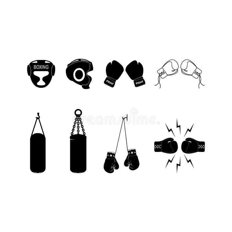 Boxing icon stock vector. Illustration of boxing, icon - 229340041