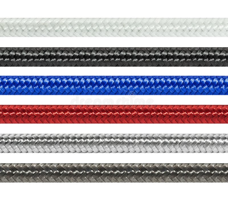 The Braided Color Computer Cable Stock Photo - Image of texture ...