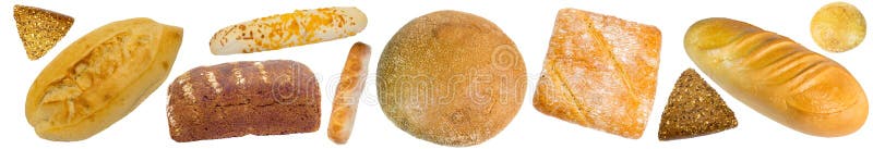 Set of bread, header. stock photo. Image of decorative - 278522084