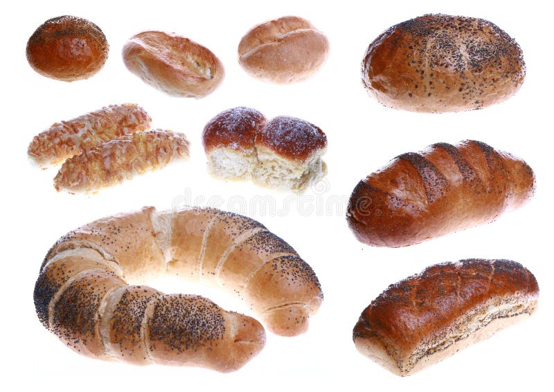 Set of bread-stuffs stock photo. Image of french, bakery - 5632776