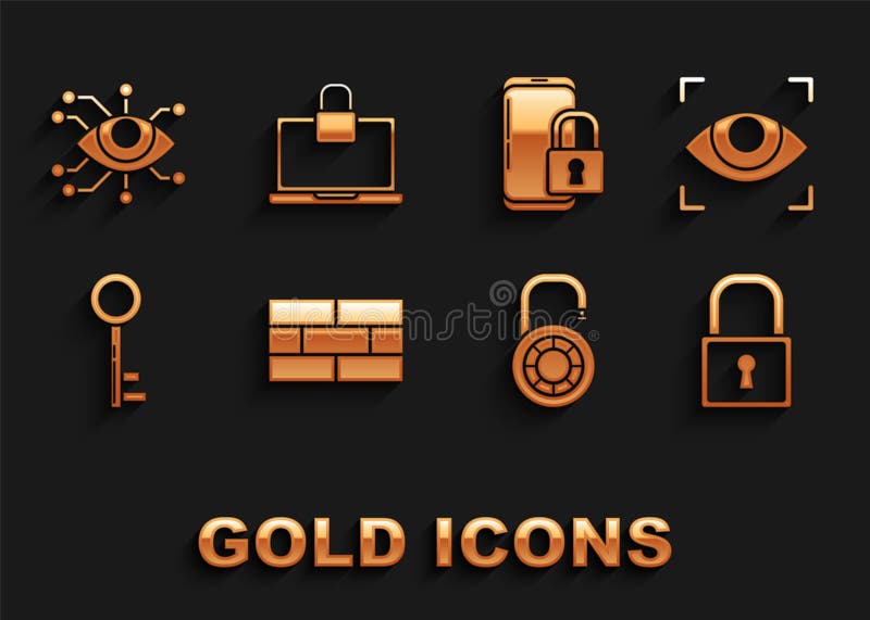 Set Bricks, Eye Scan, Lock, Safe Combination Lock Wheel, Key ... Set Bricks, Eye Scan, Lock, Safe Combination Lock Wheel, Key ...
