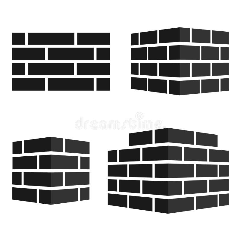 Brick Foundation Icon Stock Illustrations – 1,275 Brick Foundation Icon ...