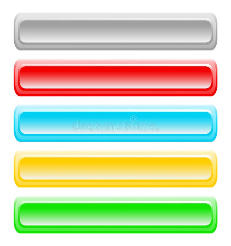 Set of bright buttons stock illustration. Illustration of computer ...