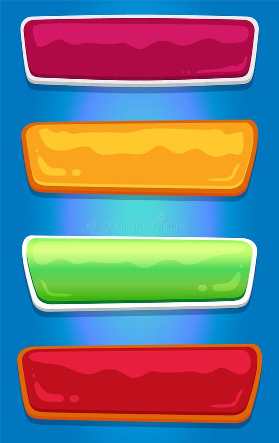 Set of Bright Colorful Patterns of Push-buttons Stock Vector ...