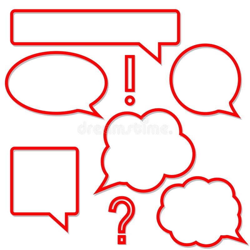 Red Speech Stock Illustrations – 85,410 Red Speech Stock Illustrations ...