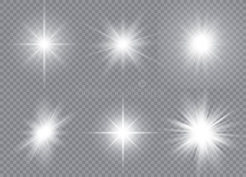 Sunlight a Translucent Special Design of the Light Effect. Vector ...