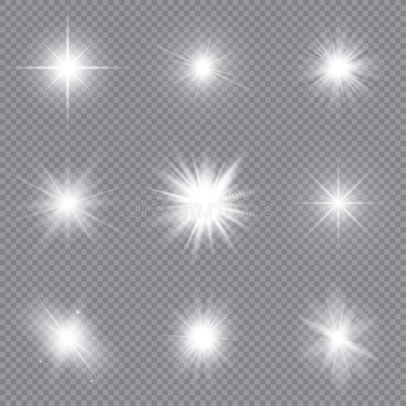 Sunlight a Translucent Special Design of the Light Effect. Vector ...