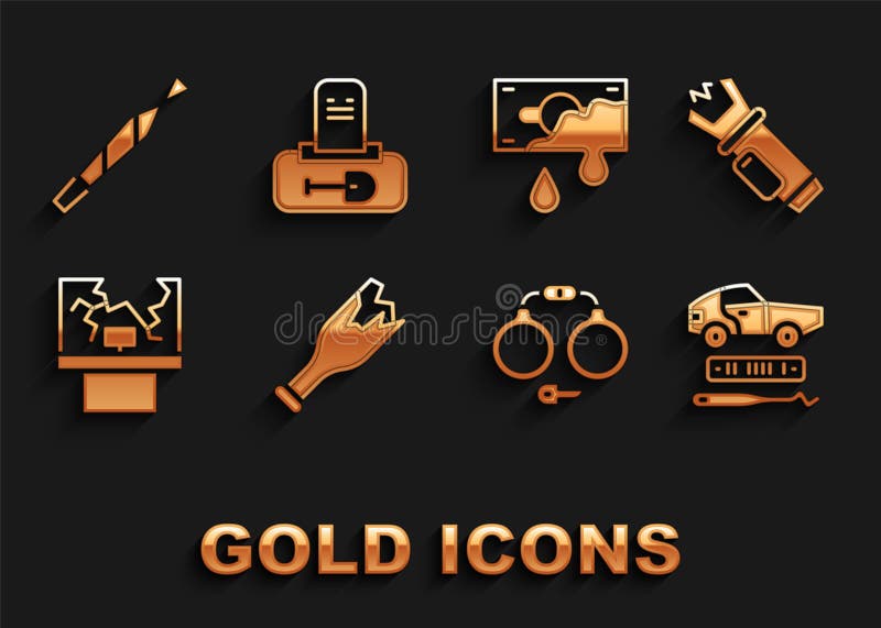 Set of Broken Handcuffs Vector with Banner Stock Vector - Illustration ... Set of Broken Handcuffs Vector with Banner Stock Vector - Illustration ...