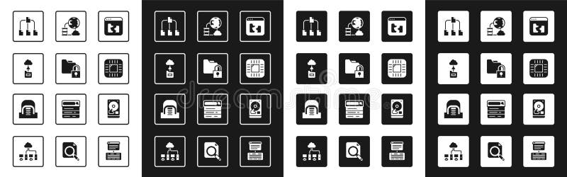 Set Broken File, Folder and Lock, Cloud Technology Data Transfer, Tree ... Set Broken File, Folder and Lock, Cloud Technology Data Transfer, Tree ...