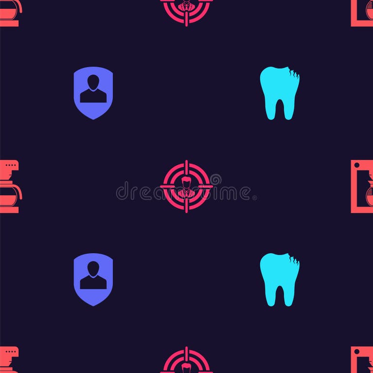 Set Broken Tooth, User Protection, Head Hunting and Coffee Machine with ...