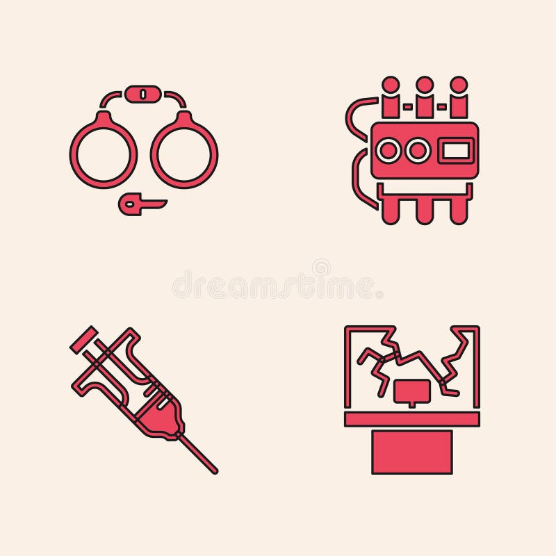 Set of Broken Handcuffs Vector with Banner Stock Vector - Illustration ... Set of Broken Handcuffs Vector with Banner Stock Vector - Illustration ...