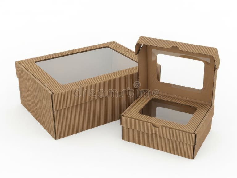 Brown Cardboard Bakery Box Stock Illustrations – 517 Brown Cardboard ...