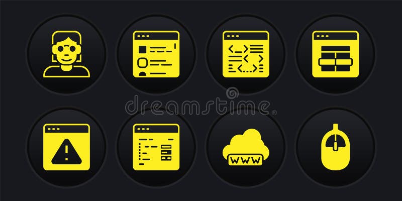Set Browser With Exclamation Mark Mysql Code Software Web Development Files Computer Mouse
