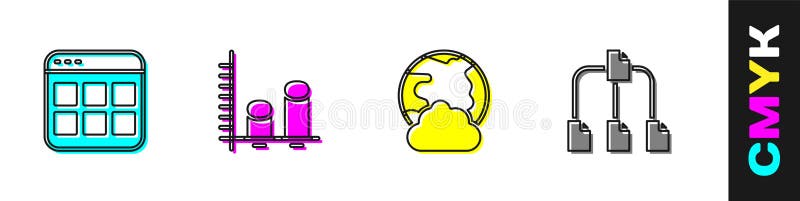 Set Browser Files, Data Analysis, Social Network and Folder Tree Icon ... Set Browser Files, Data Analysis, Social Network and Folder Tree Icon ...