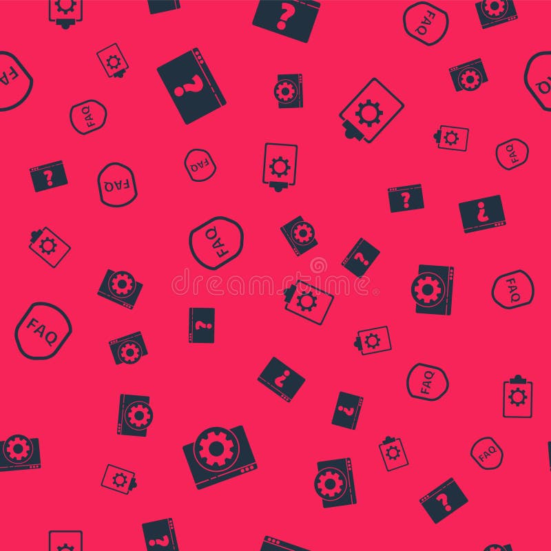 Set Browser Setting, with Question Mark, Shield Text FAQ and Checklist 24 Hours Service on ...