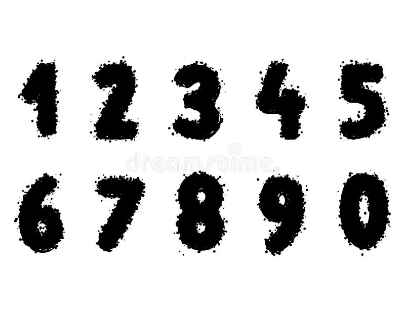 Spray Numbers Stock Illustrations – 1,295 Spray Numbers Stock ...