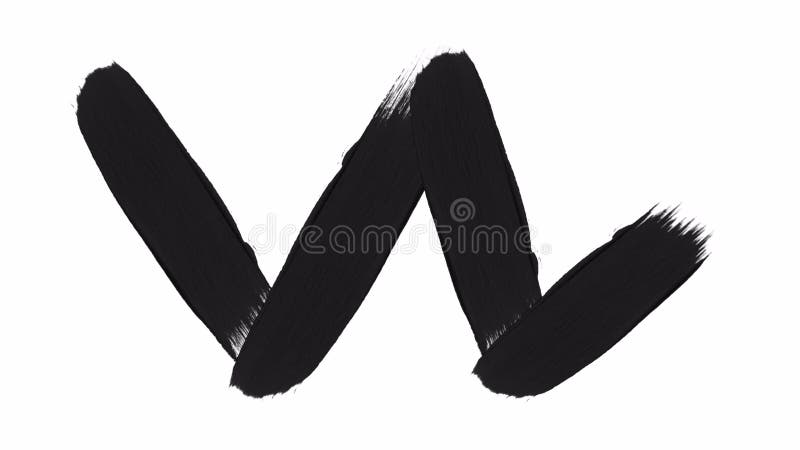 A Set of Brush Stroke Transitions in the Form of a Frame with an Alpha ...