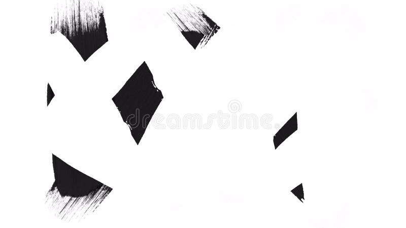 A Set of Brush Stroke Transitions in the Form of a Frame with an Alpha ...