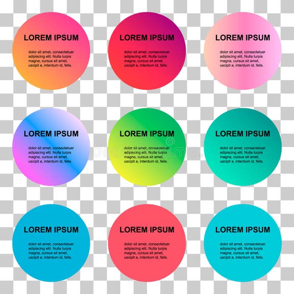 Set of Bubble Title Shape, Banner Geometric Design, Modern Frame Vector ...