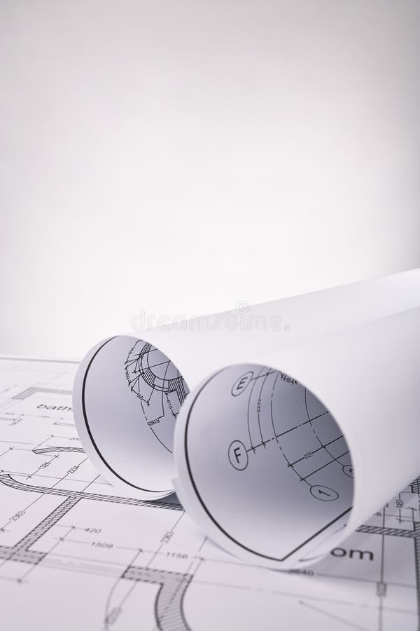 Set of building plans stock image. Image of drawing, horizontal - 76765827