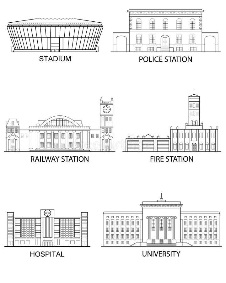 Police Station Drawing Stock Illustrations – 748 Police Station Drawing ...