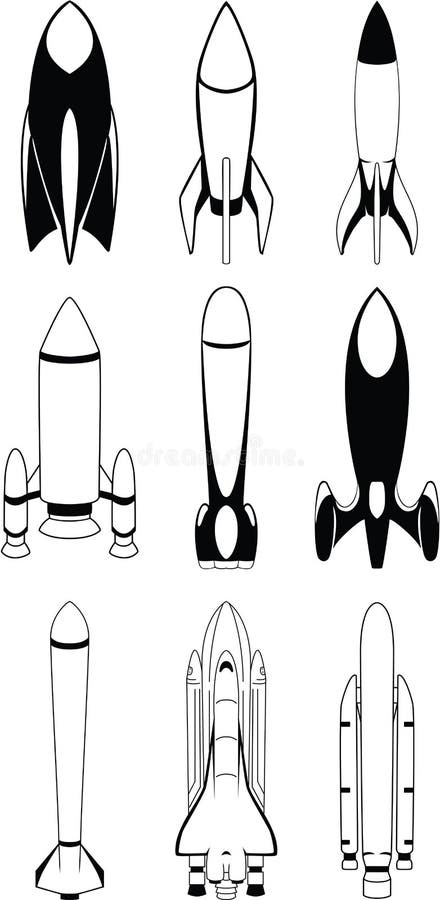 Set Bundle Icon Symbol Black and White Vector Stock Vector ...