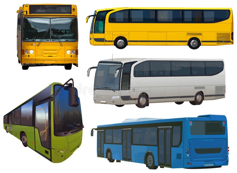 Many Buses Stock Illustrations – 58 Many Buses Stock Illustrations ...