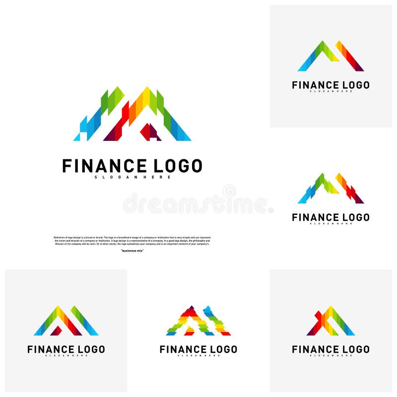 Set of Business Finance Logo Concept Vector. Finance Logo Template ...
