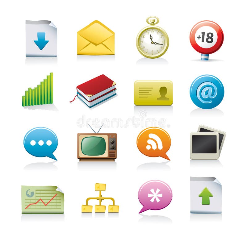 Colorful business logos stock vector. Illustration of icons - 90047324