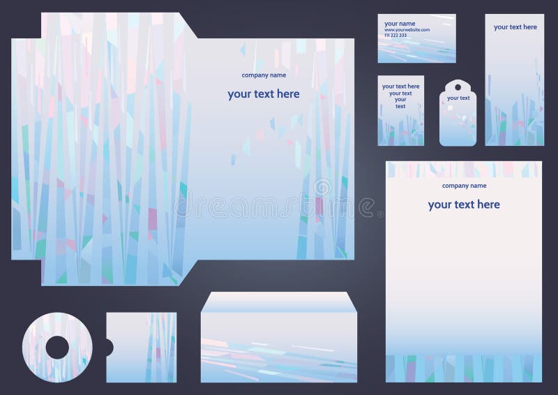 Set of business objects stock vector. Illustration of illustrations ...