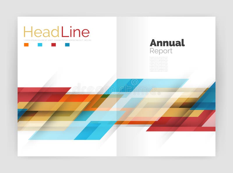 Set of Business Straight Lines Abstract Backgrounds Stock Vector ...