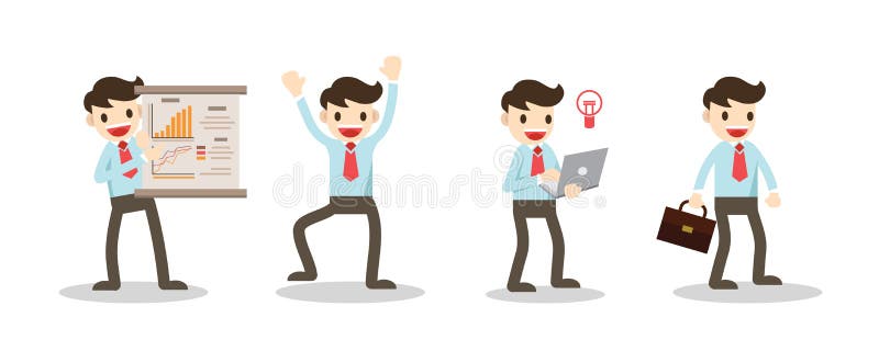 Set of Businessman Character Design. No7 Stock Vector - Illustration of ... Set of Businessman Character Design. No7 Stock Vector - Illustration of ...