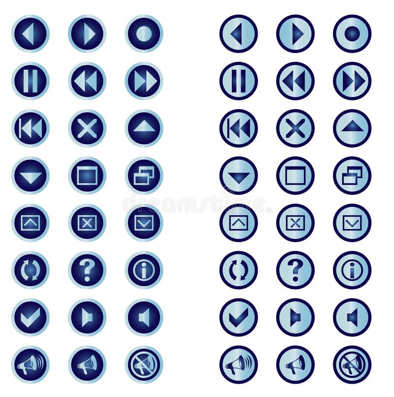 Web Icons in purple stock illustration. Illustration of music - 967274