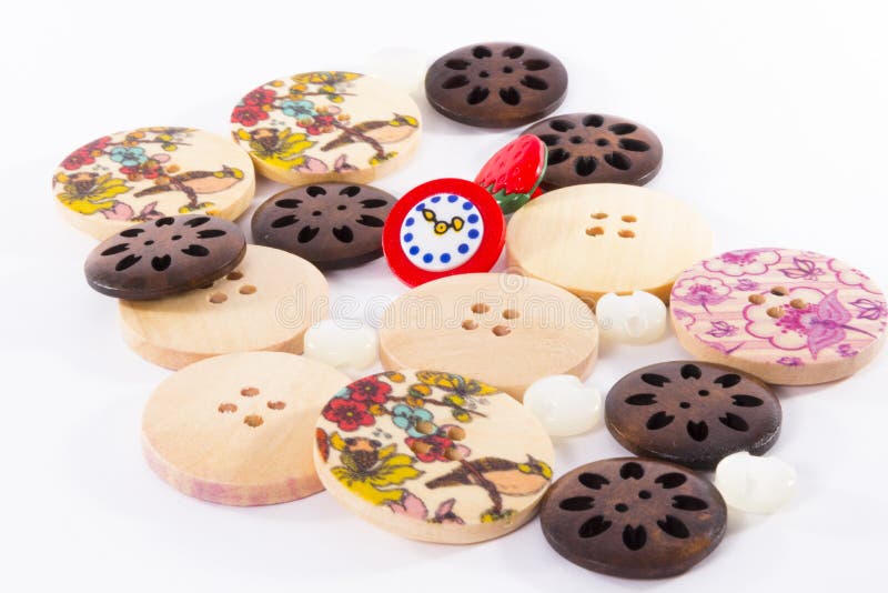 Set of buttons stock photo. Image of textile, crafts - 29308382