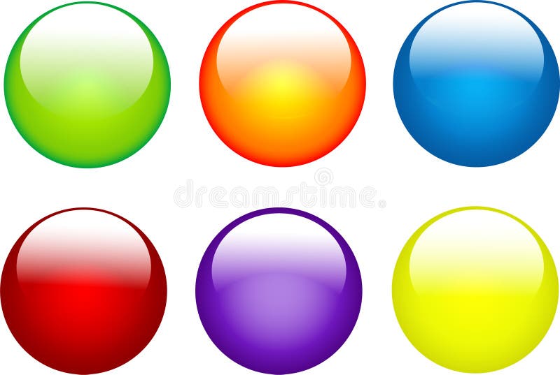 Set buttons stock vector. Illustration of symbol, arrow - 7623703
