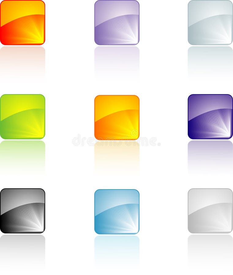 Folder icon collection stock vector. Illustration of pink - 36538469