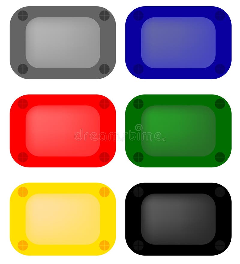 Set Of Buttons Picture. Image: 9937689
