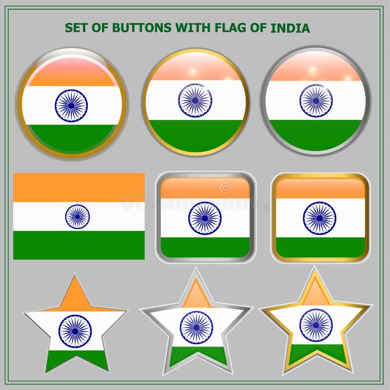 India Buttons Stock Illustrations – 439 India Buttons Stock ...