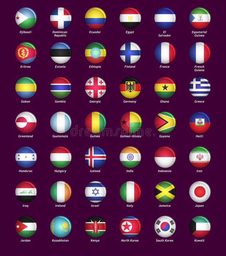 All Vector World Country Flags Part Stock Illustrations – 107 All ...
