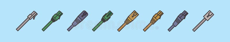 Rj45 Cable Illustration Stock Illustrations – 1,086 Rj45 Cable ...