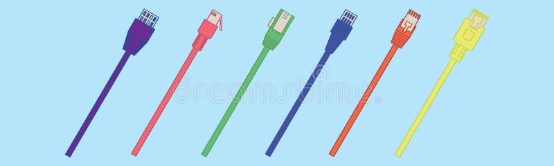 Rj45 Cable Illustration Stock Illustrations – 1,086 Rj45 Cable ...